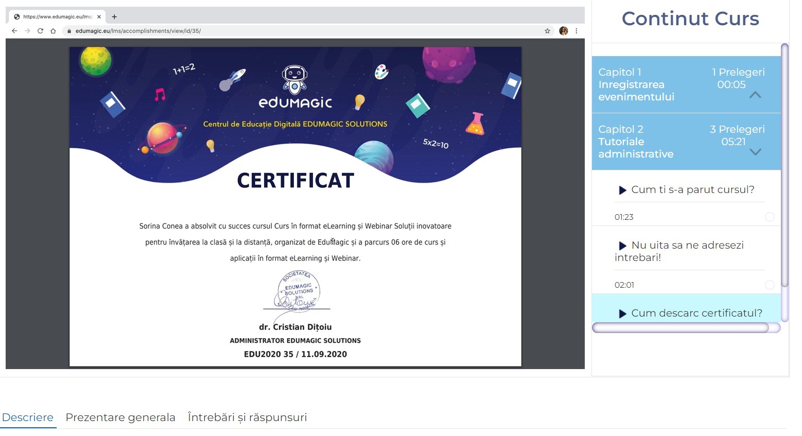 Eveniment gratuit: Evaluarea formativă modernă cu ajutorul standardelor ...