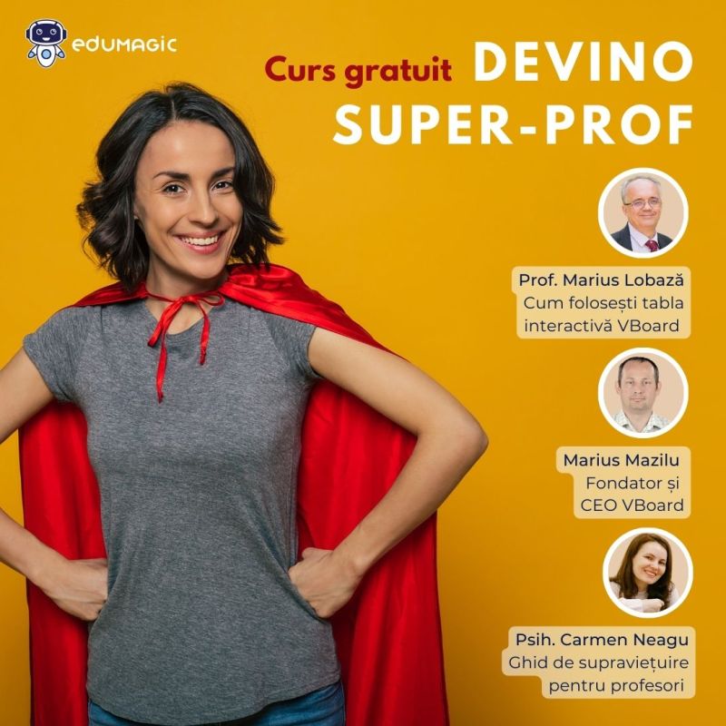 Eveniment gratuit: Devino SUPER-PROF