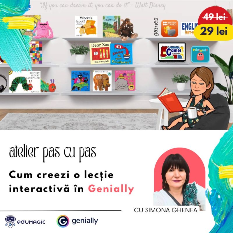 Atelier pas cu pas - Cum creezi o lecţie interactivă cu Genially