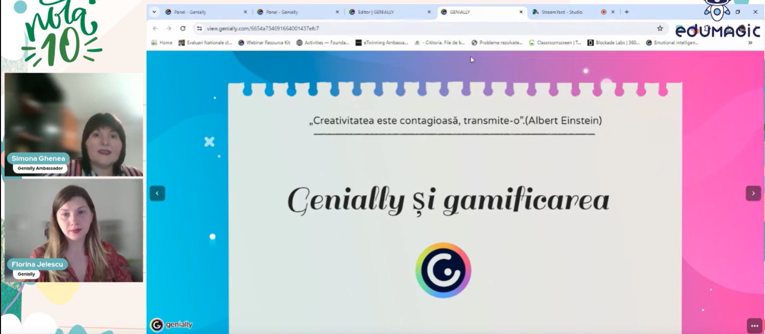 Atelier pas cu pas - Cum creezi o lecţie interactivă cu Genially