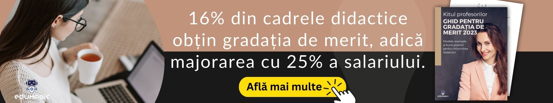 Kit-ul pentru cadre didactice „Ghid pentru gradația de merit 2023”
