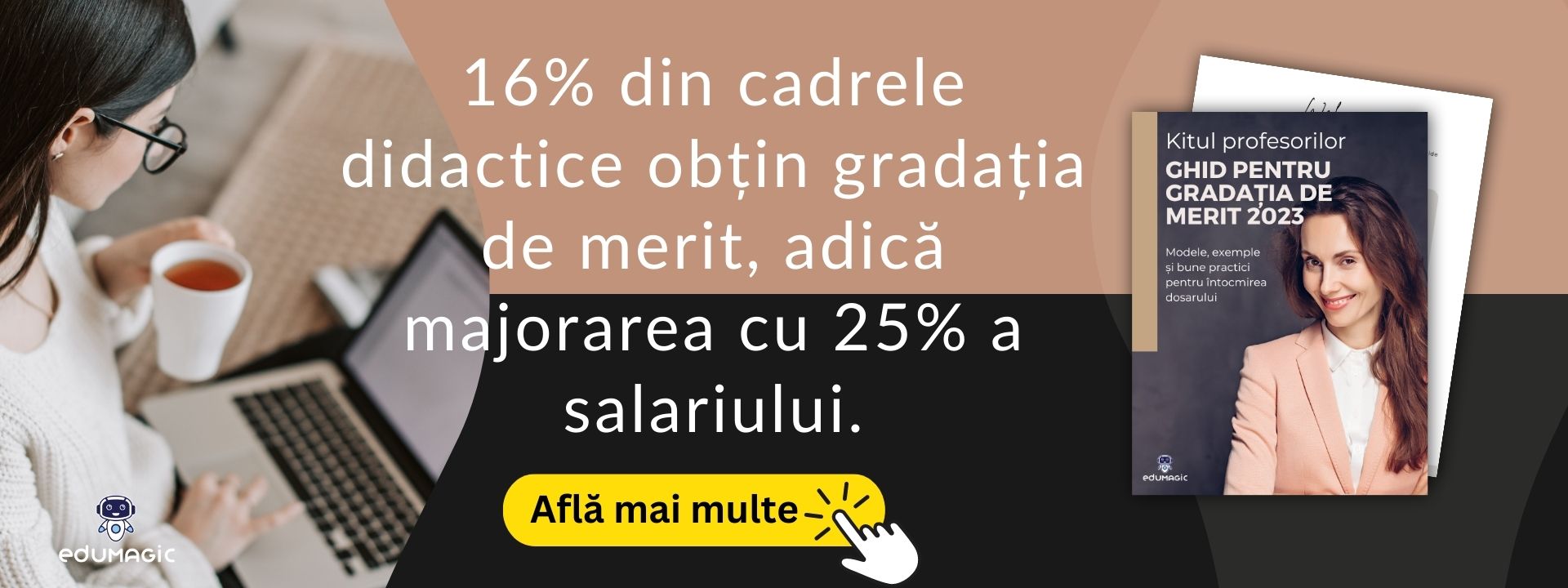 Kit-ul pentru cadre didactice „Ghid pentru gradația de merit 2023”